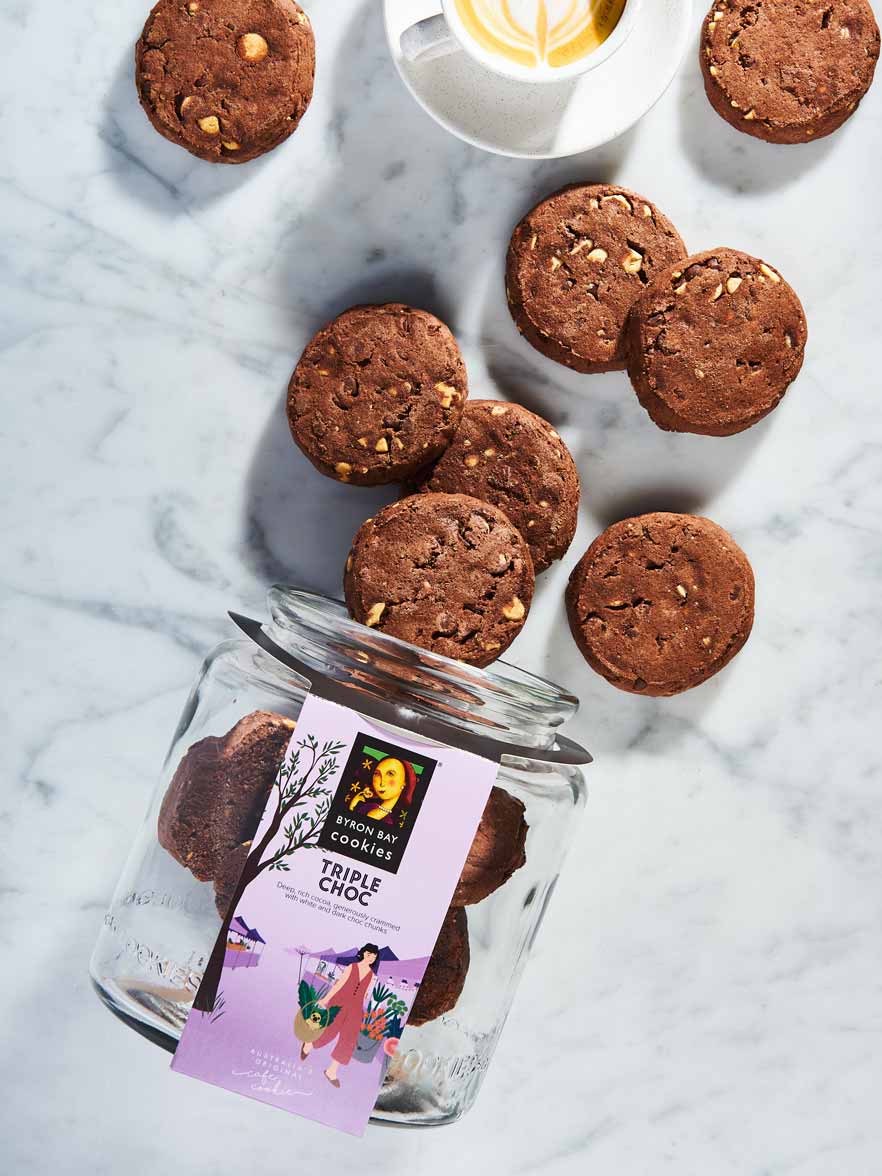 Byron Bay Cookies Triple Choc Cookie Jar – Byron Bay Cookie Company
